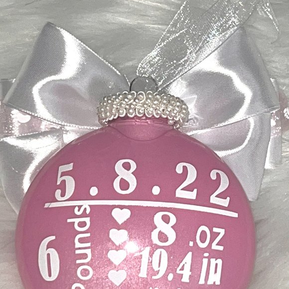 Hand Crafted | Holiday | Newborn Keepsake Ornament Babys First ...